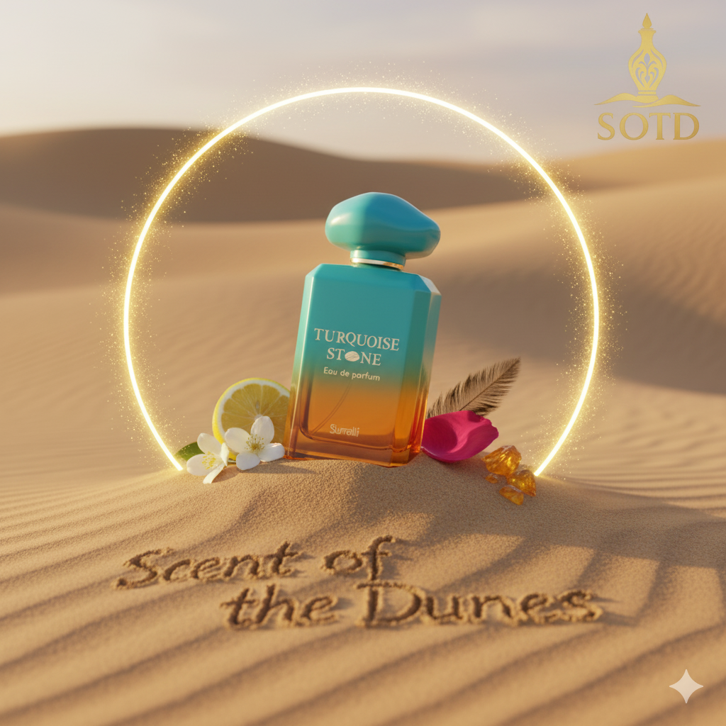 Surrati Turquoise Stone - Fresh Floral Fragrance – Scent of the Dunes